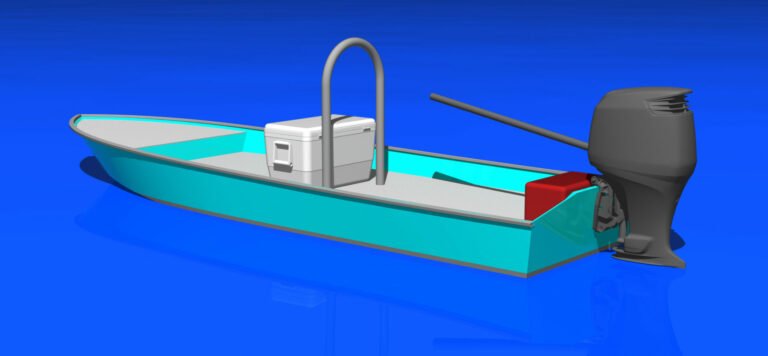 Flats River Skiff 14 - Micro skiff Plans - Salt Boatworks